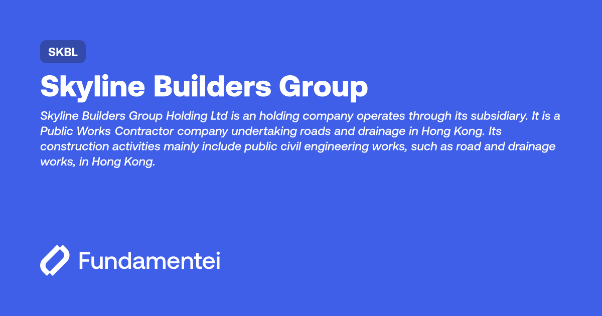 SKBL - Valuation | Fundamentei