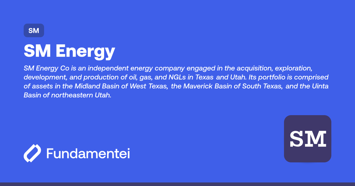 SM - SM Energy | Fundamentei