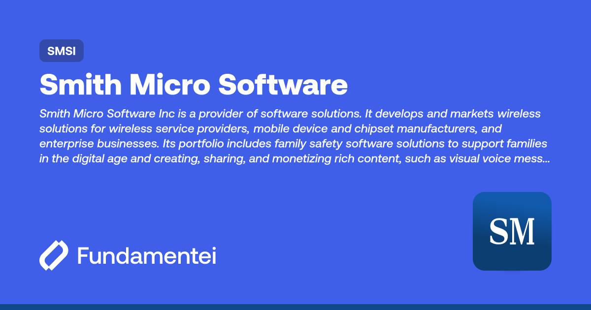 SMSI - Smith Micro Software | Fundamentei