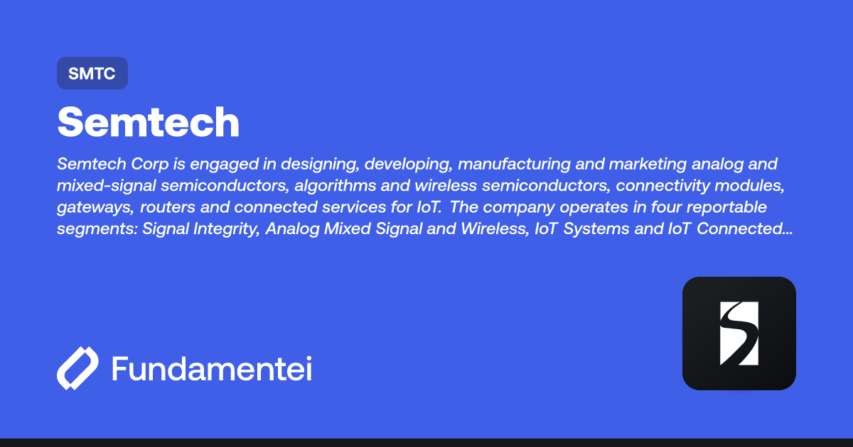 SMTC - Semtech | Fundamentei
