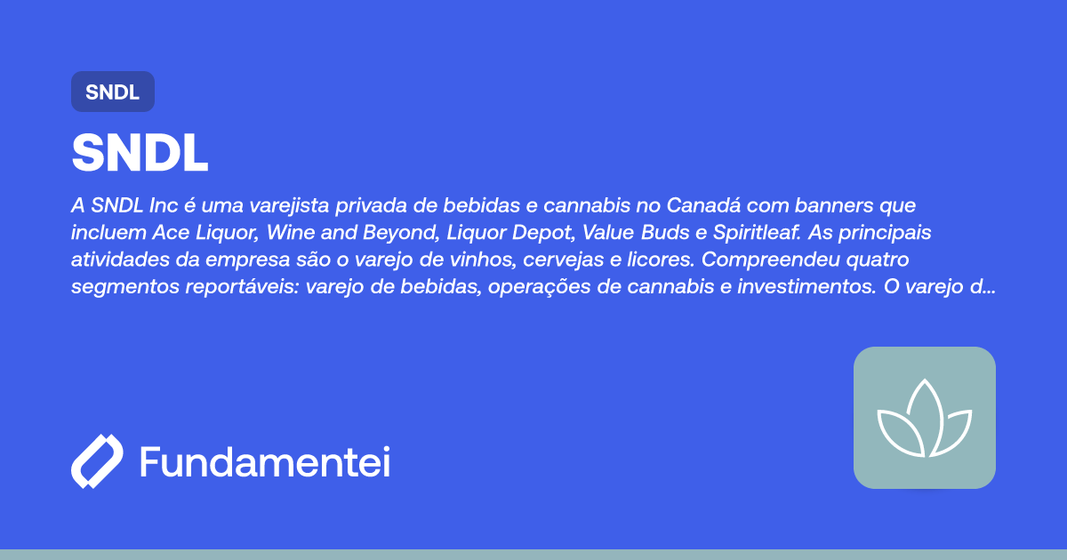 SNDL - SNDL | Fundamentei