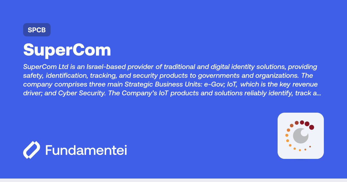 SPCB - SuperCom | Fundamentei