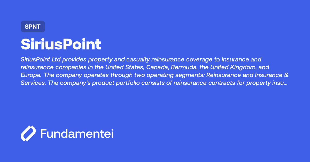 SPNT - Valuation | Fundamentei