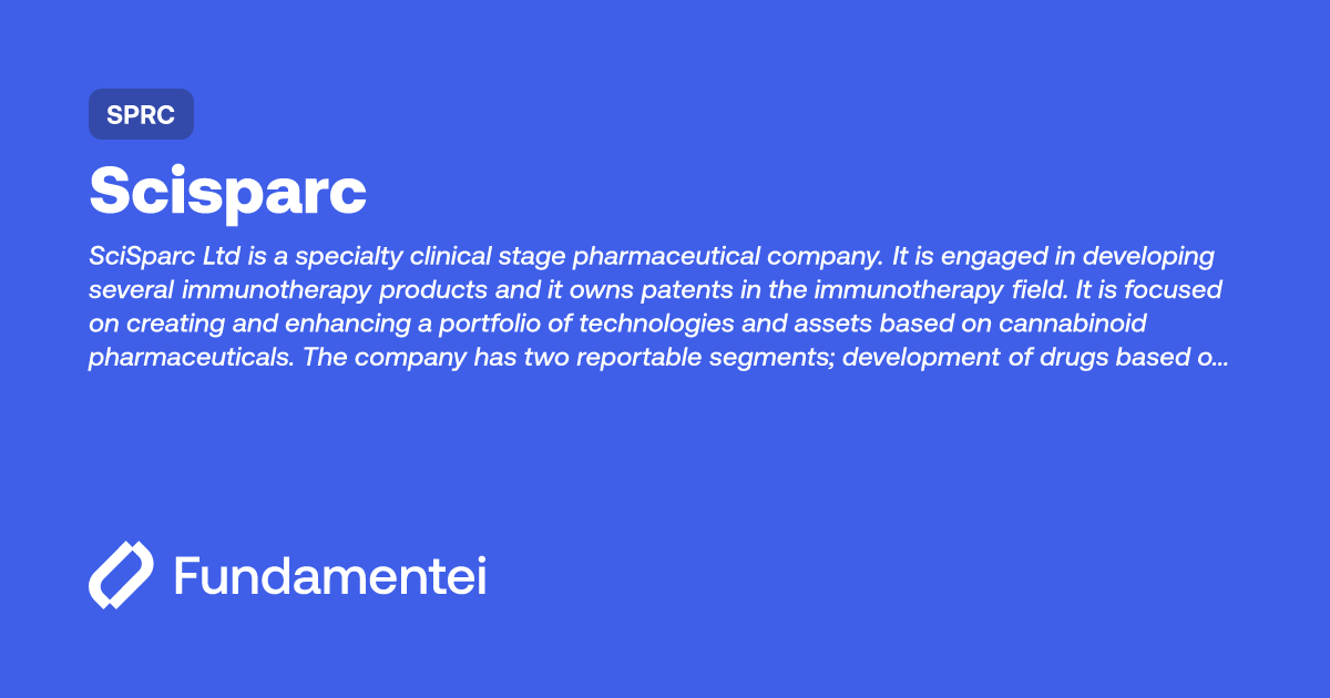 SPRC - Valuation | Fundamentei