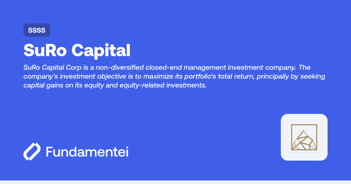 SSSS - SuRo Capital | Fundamentei