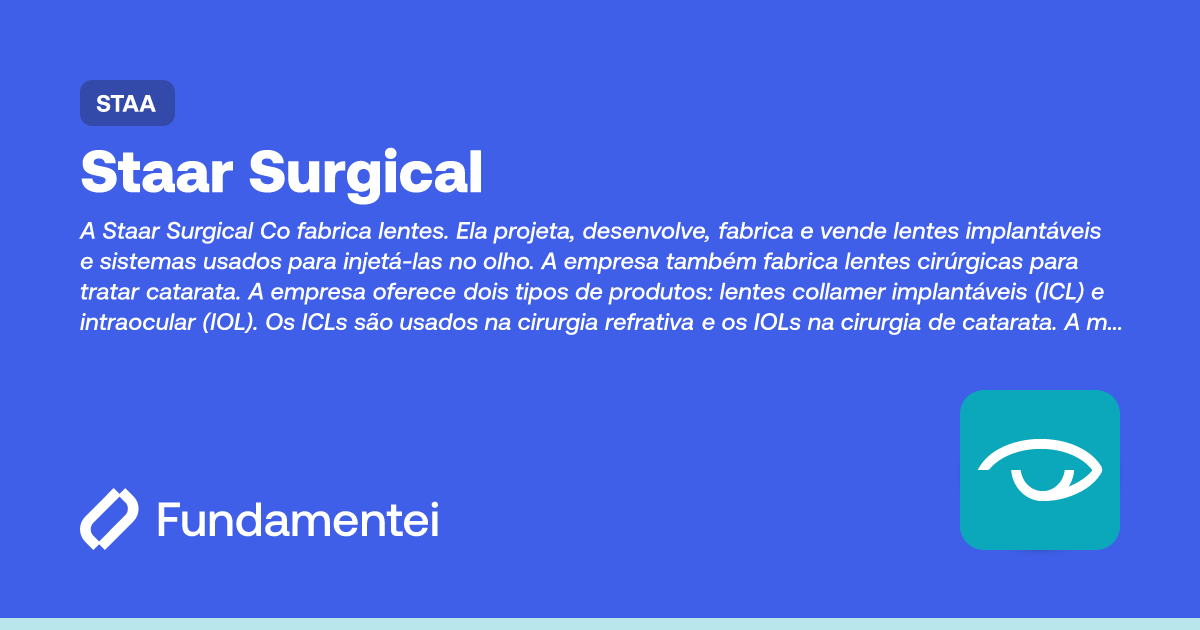 STAA - Staar Surgical | Fundamentei