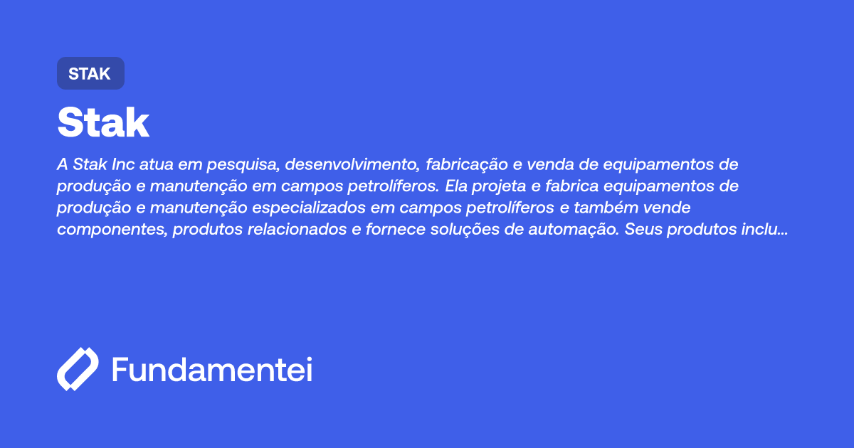 STAK - Stak | Fundamentei