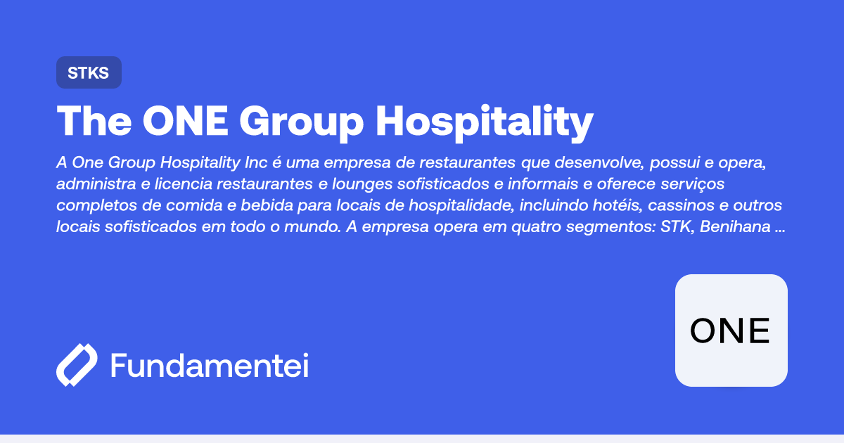 STKS - The ONE Group Hospitality | Fundamentei
