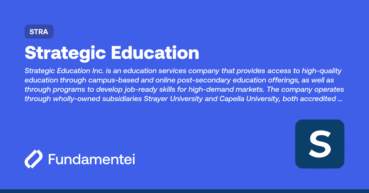 STRA - Strategic Education | Fundamentei