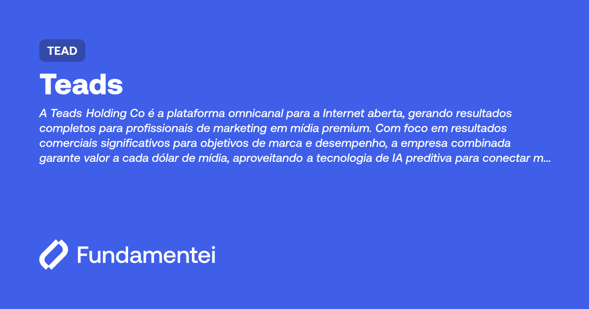 TEAD - Teads Holding | Fundamentei