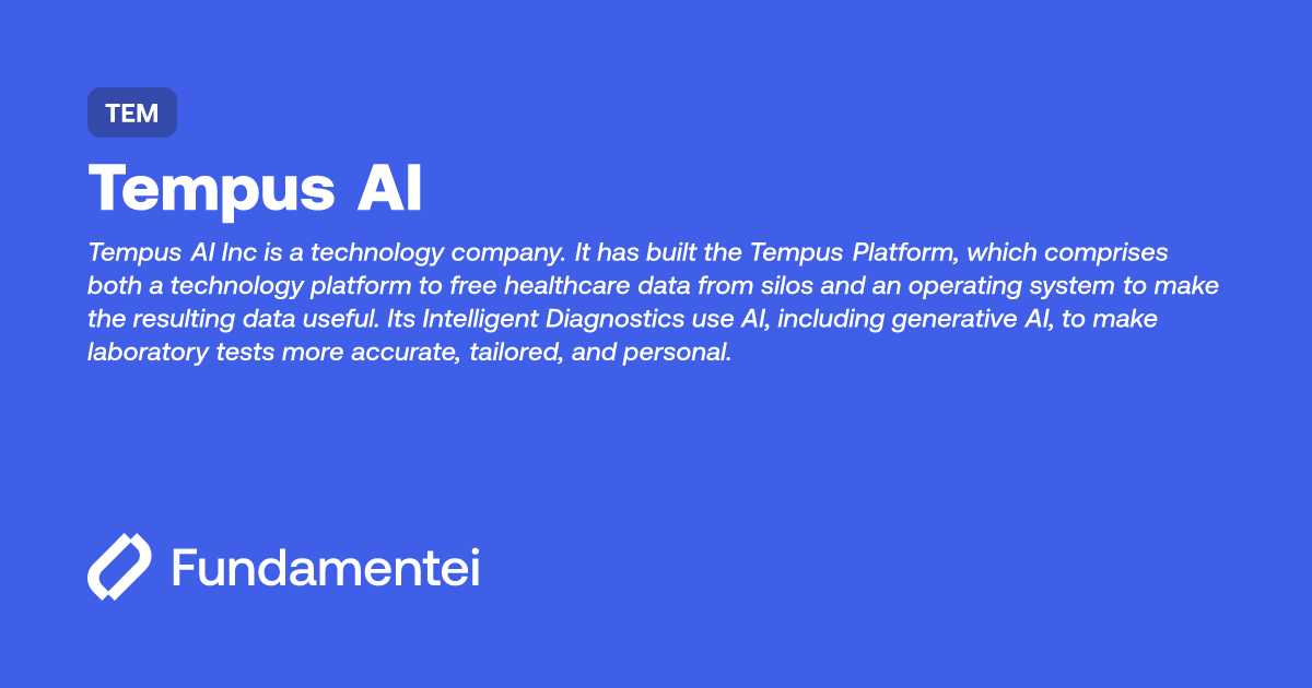TEM - Tempus AI | Fundamentei