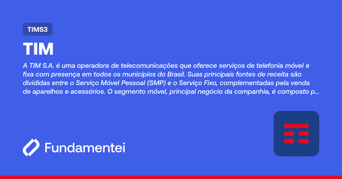 TIMS3 - TIM | Fundamentei
