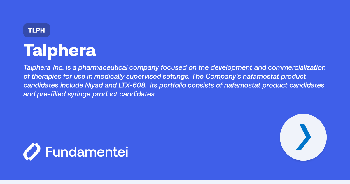 TLPH - Valuation | Fundamentei