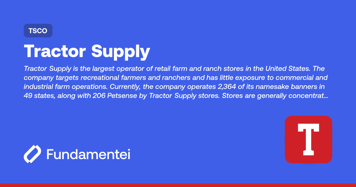 TSCO - Valuation | Fundamentei
