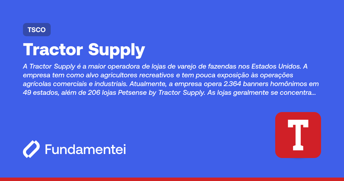 TSCO - Tractor Supply | Fundamentei