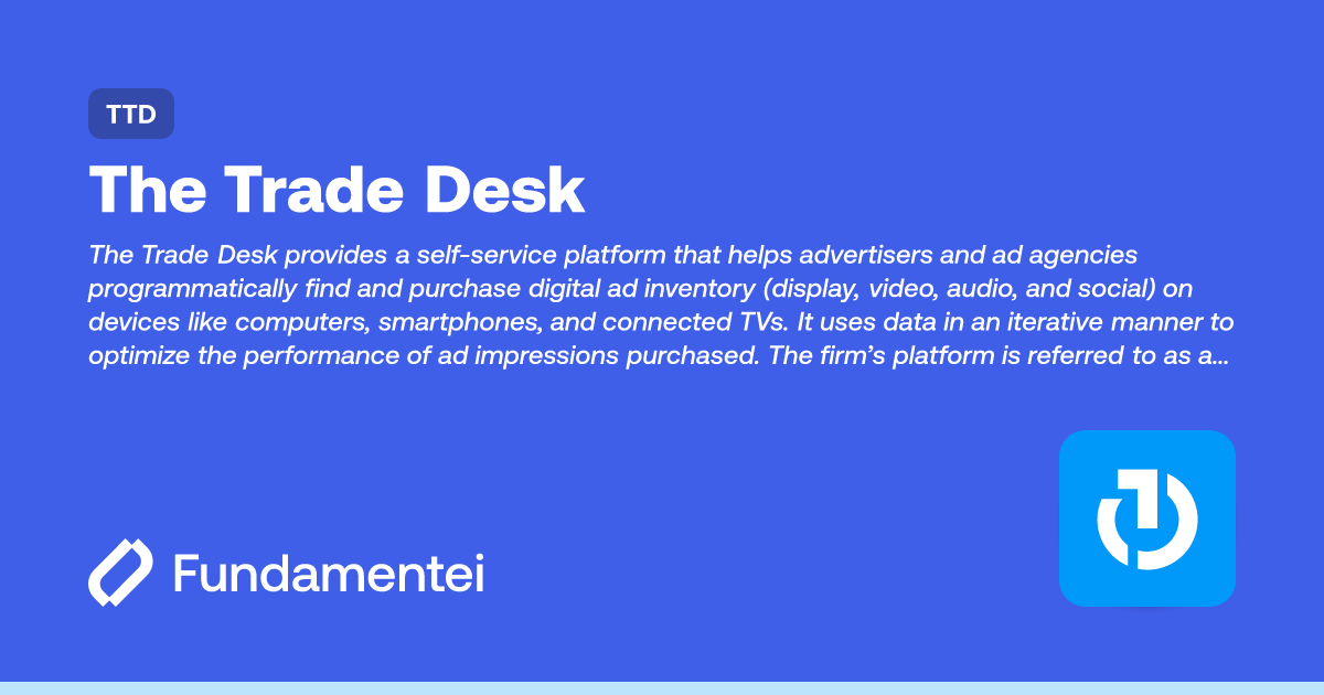 TTD - Trade Desk | Fundamentei