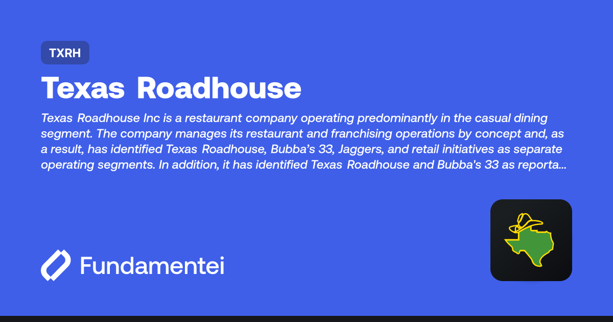 TXRH - Valuation | Fundamentei