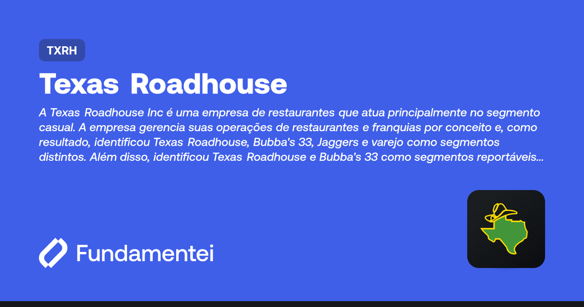 TXRH - Texas Roadhouse | Fundamentei