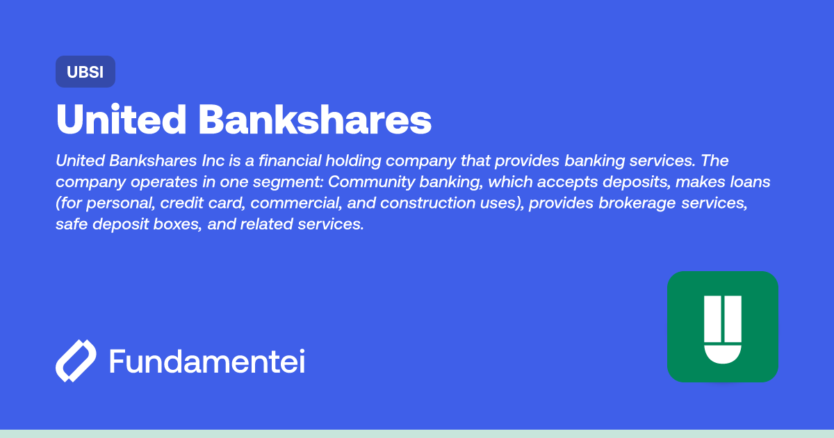 UBSI - United Bankshares | KPIs | Fundamentei