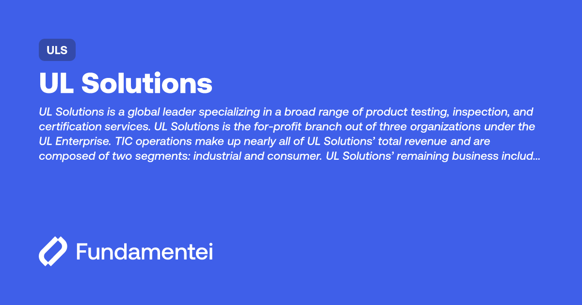 ULS - UL Solutions | Fundamentei