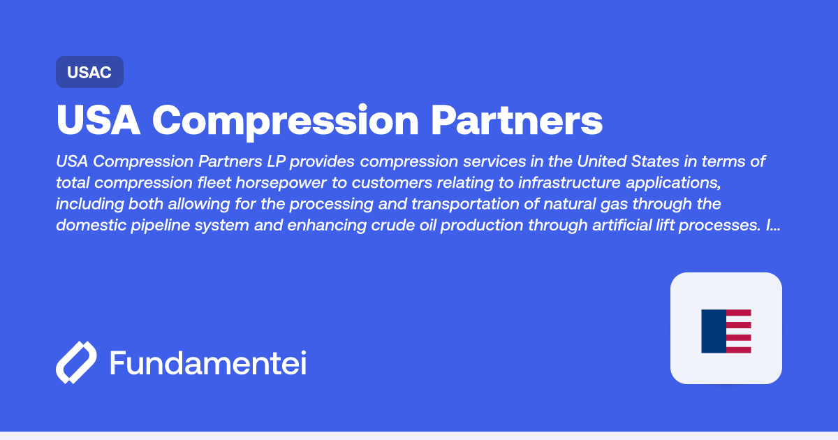 USAC - USA Compression Partners | Fundamentei