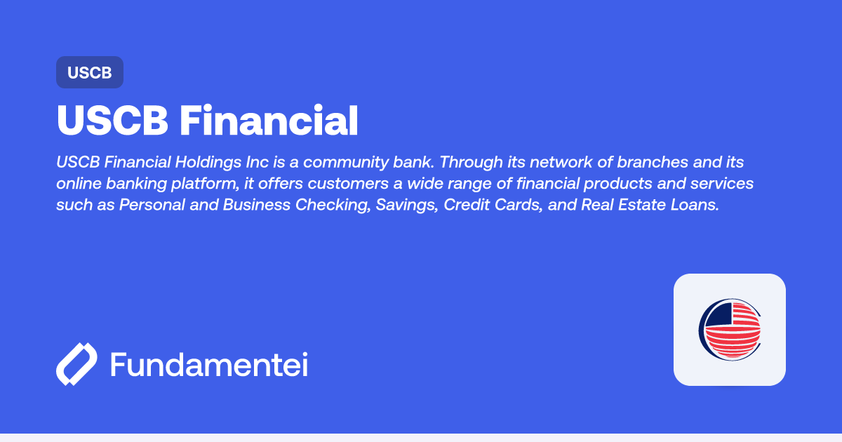 USCB - USCB Financial Holdings | Fundamentei