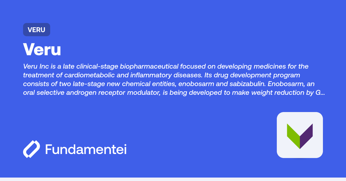 VERU - Veru | Fundamentei