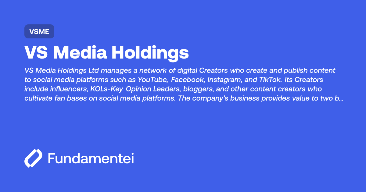 VSME - Valuation | Fundamentei