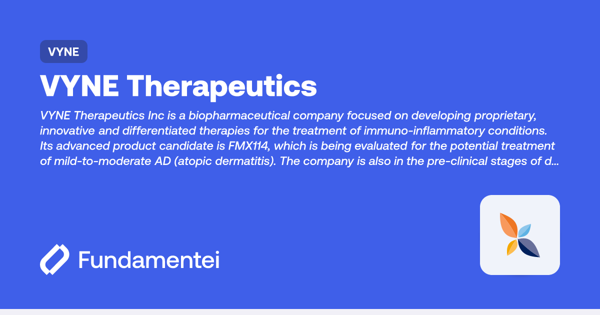 VYNE - VYNE Therapeutics | Fundamentei