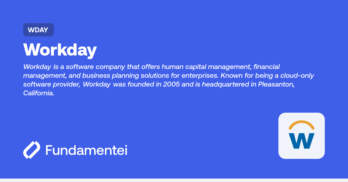 WDAY - Valuation | Fundamentei