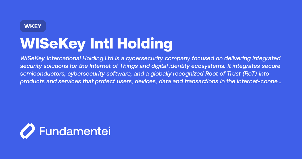 WKEY - WISeKey Intl Holding | Fundamentei