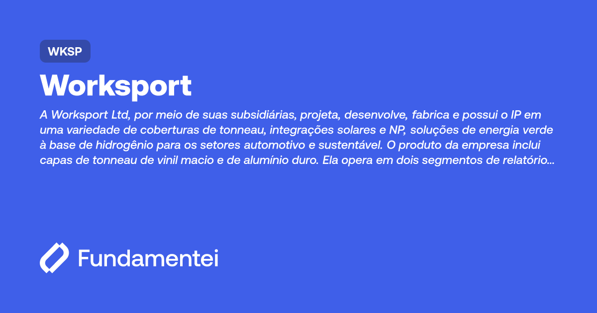 WKSP - Worksport | Fundamentei