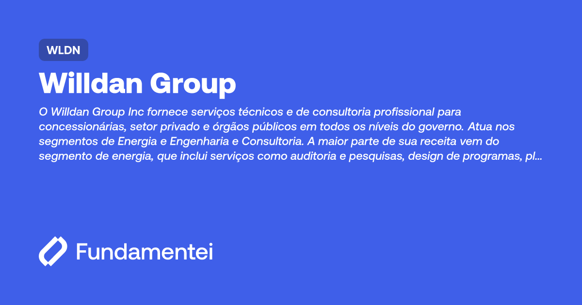 WLDN - Willdan Group | Fundamentei