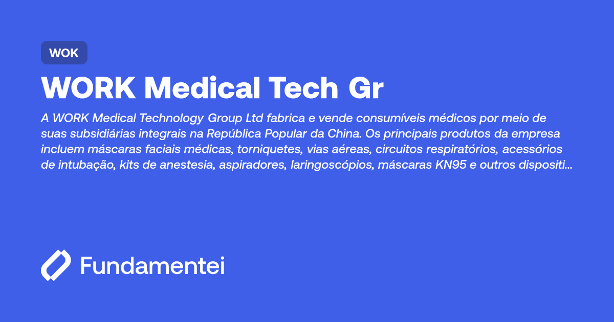 WOK - WORK Medical Tech Gr | Fundamentei