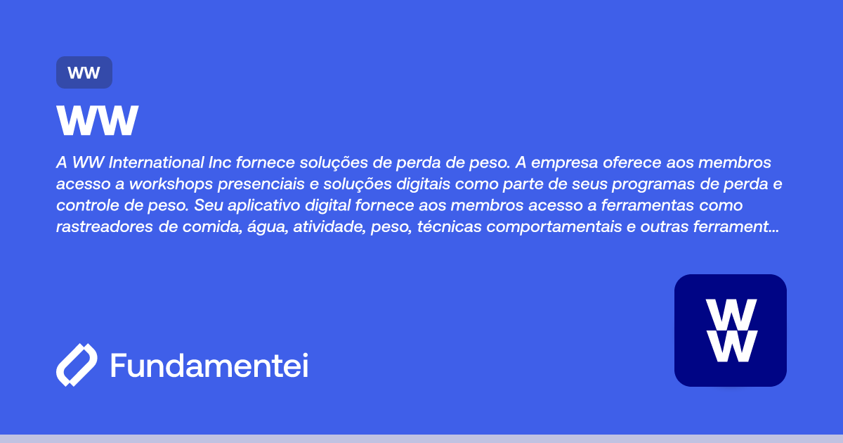 WW - WW International | Fundamentei
