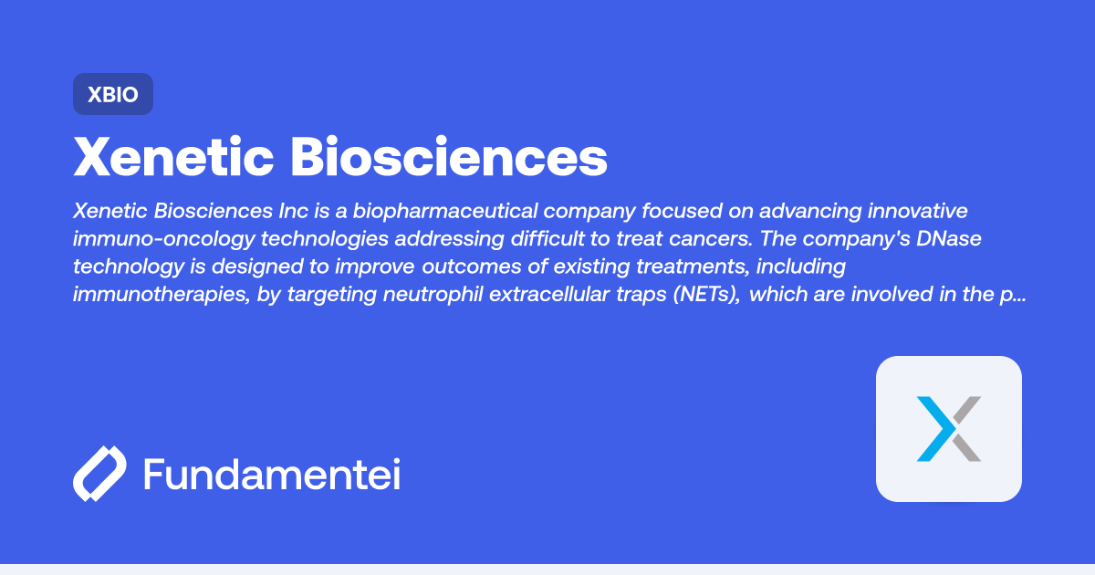 XBIO - Xenetic Biosciences | KPIs | Fundamentei
