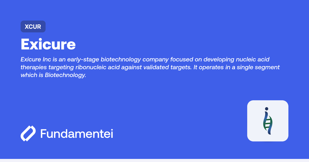 XCUR - Valuation | Fundamentei