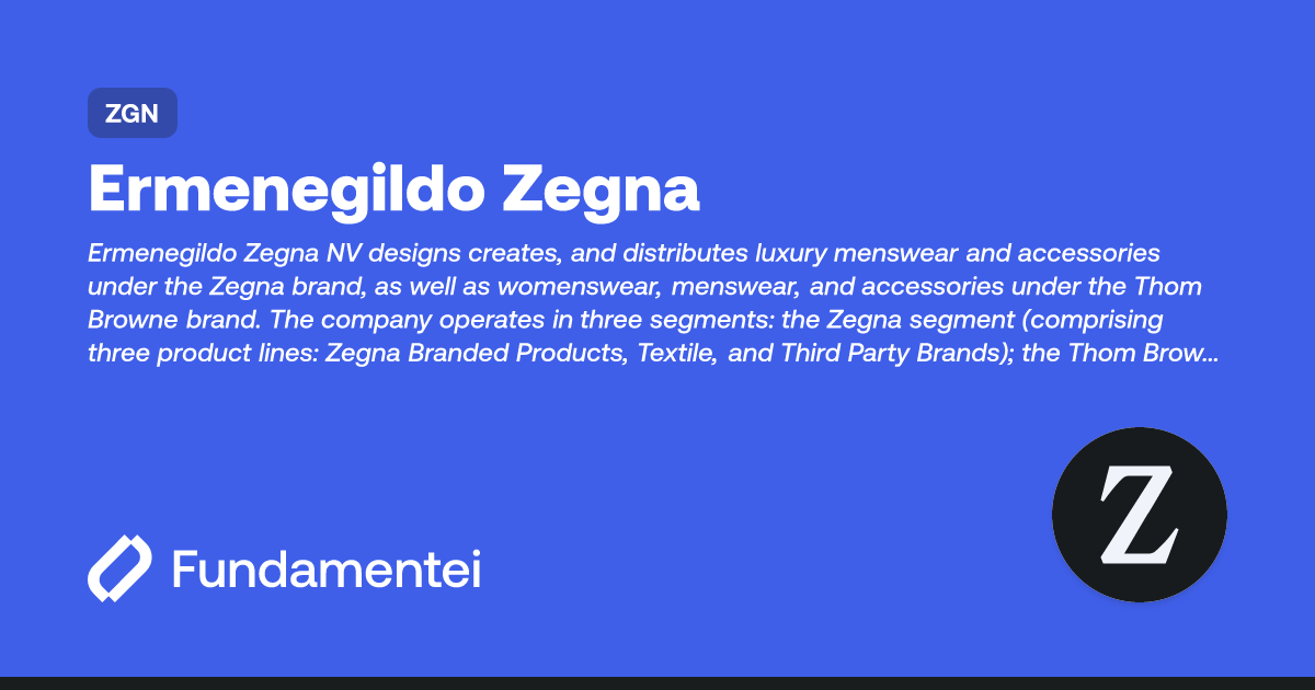 ZGN - Valuation | Fundamentei