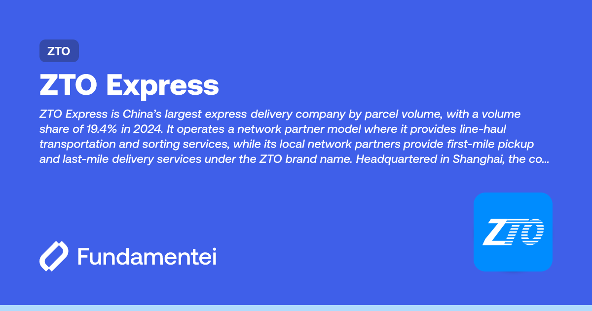 ZTO - Valuation | Fundamentei