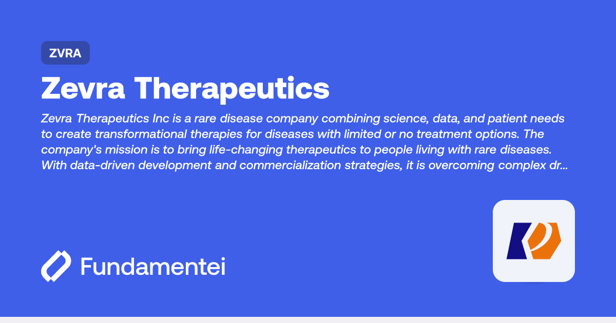 ZVRA - Zevra Therapeutics | Fundamentei